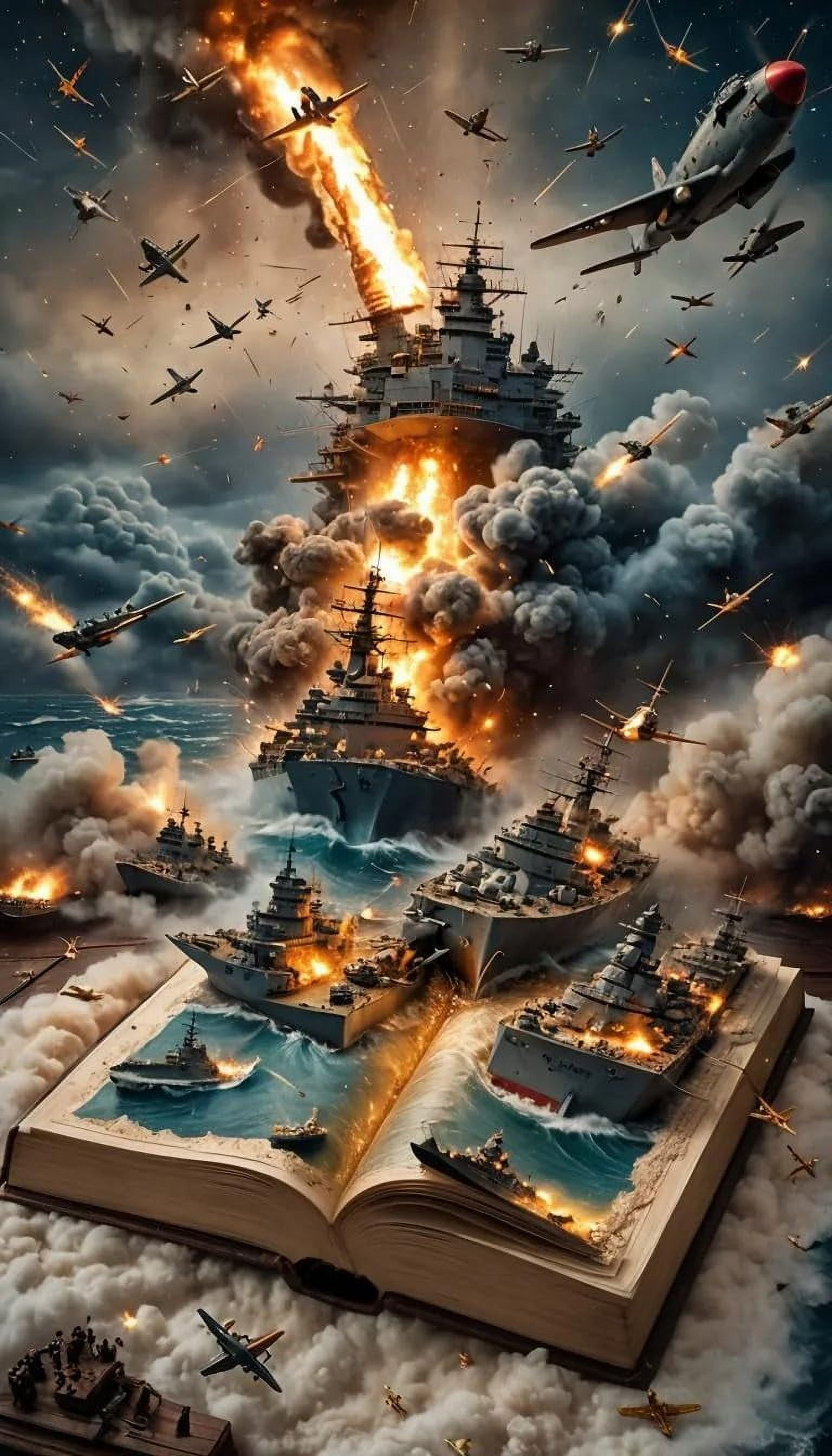 Battle of Midway 500 Pieces of Wooden Jigsaw Puzzle, Exercise Memory ...