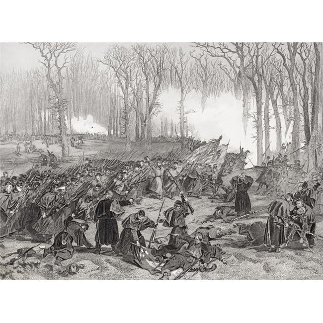 Battle of Mill Creek Kentucky 1862 From Painting by Alonzo Chappel ...