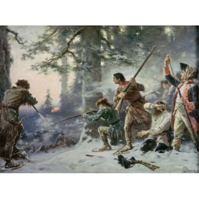 Battle of Rogers Rock Jean Leon Gerome Ferris 1863-1930 American Poster ...