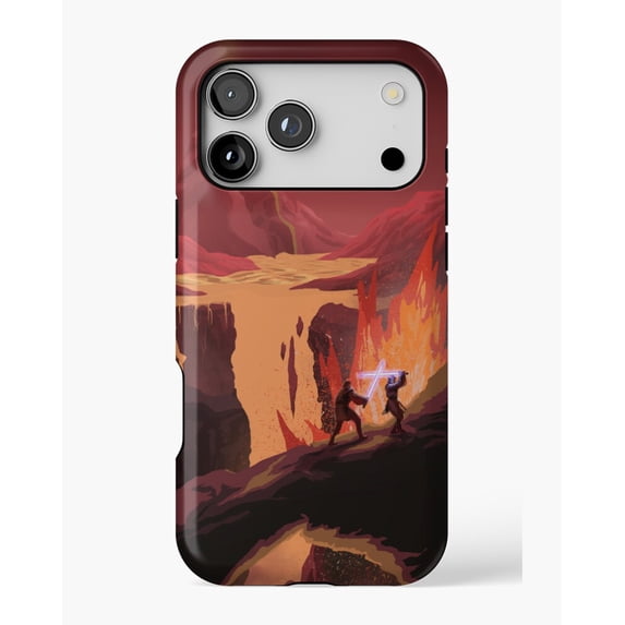Battle on Mustafar Vector Art H095 Premium Durable Case for iPhone 17 ...