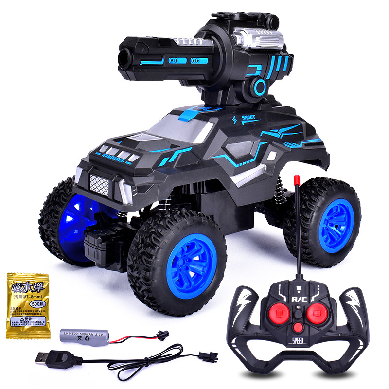 Battle rc water bomb tracked tank 2.4g gravity hand watch dual remote ...