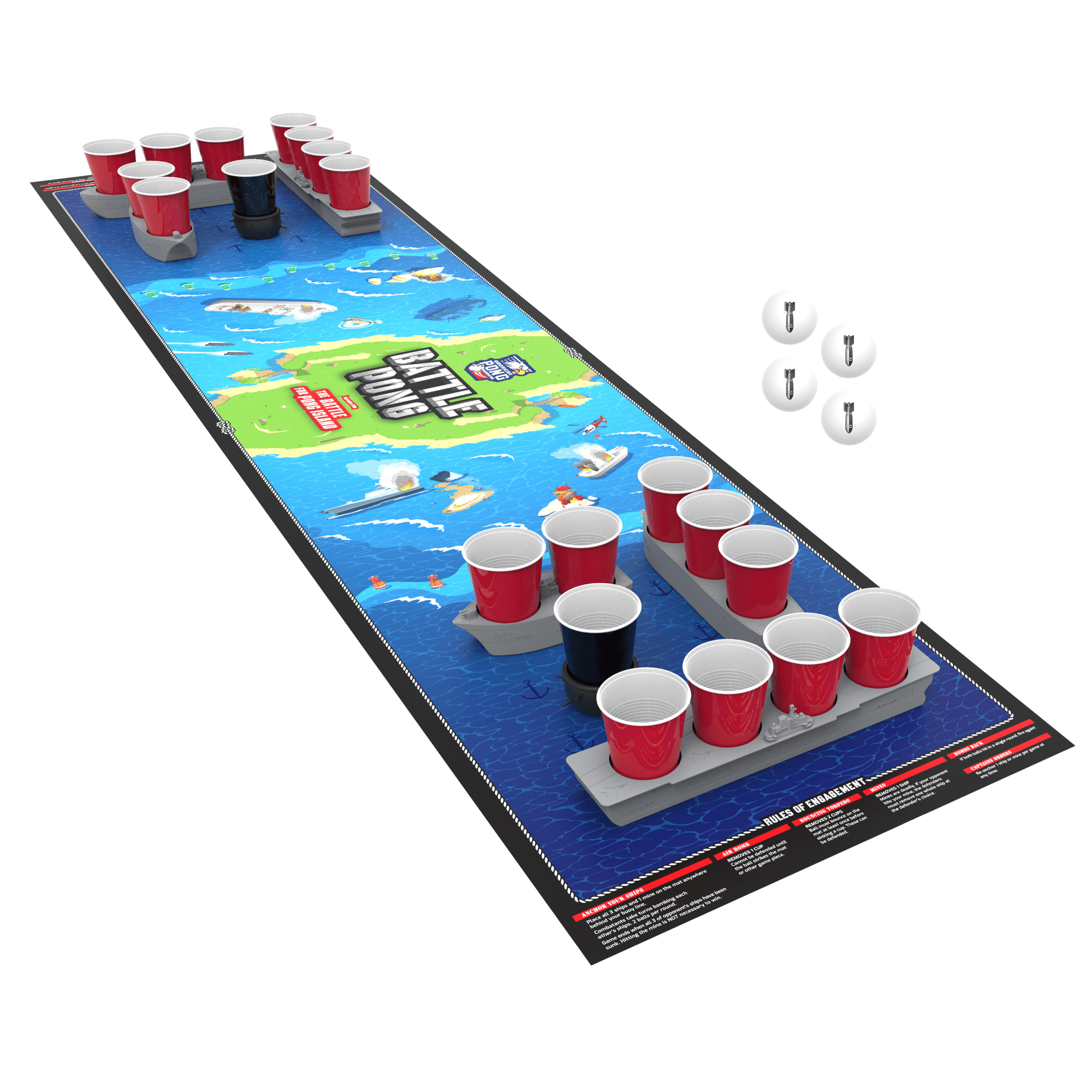 BattlePong, Tabletop Pong Party Game, for All Ages, by MinnARK ...