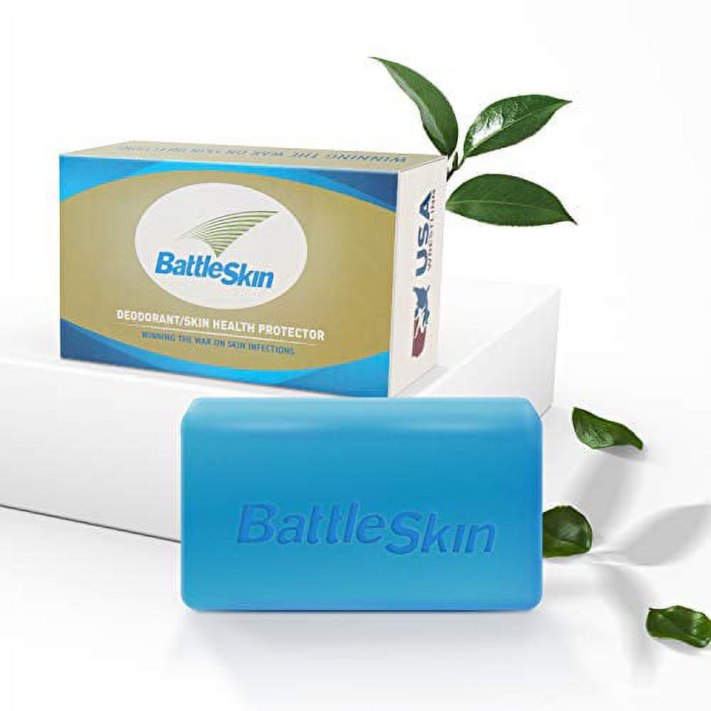 Battleskin Bar Soap Tea Tree Soap, Antifungal Soap for Women/Men Help ...