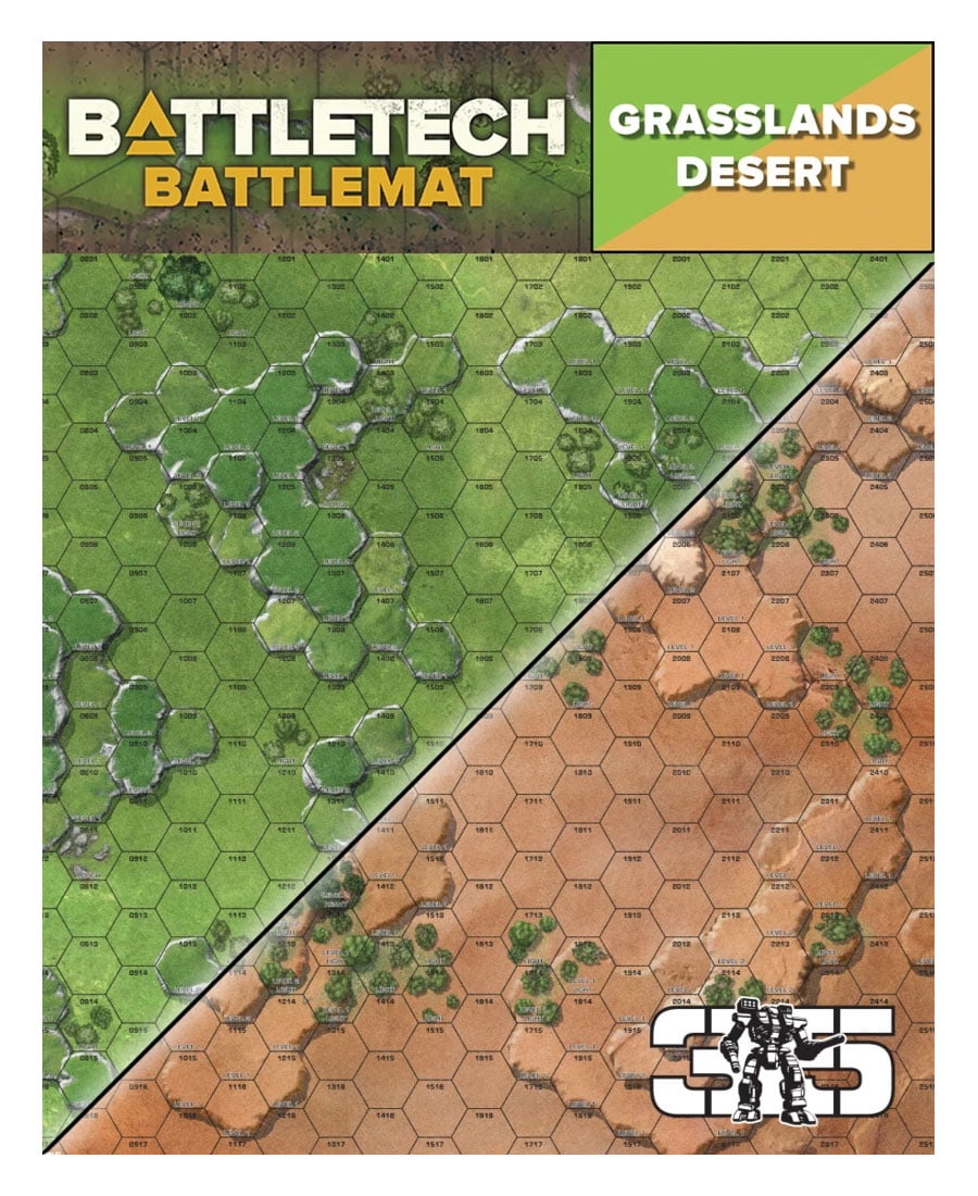 BattleTech Battle Map: Grasslands Desert - Walmart.com