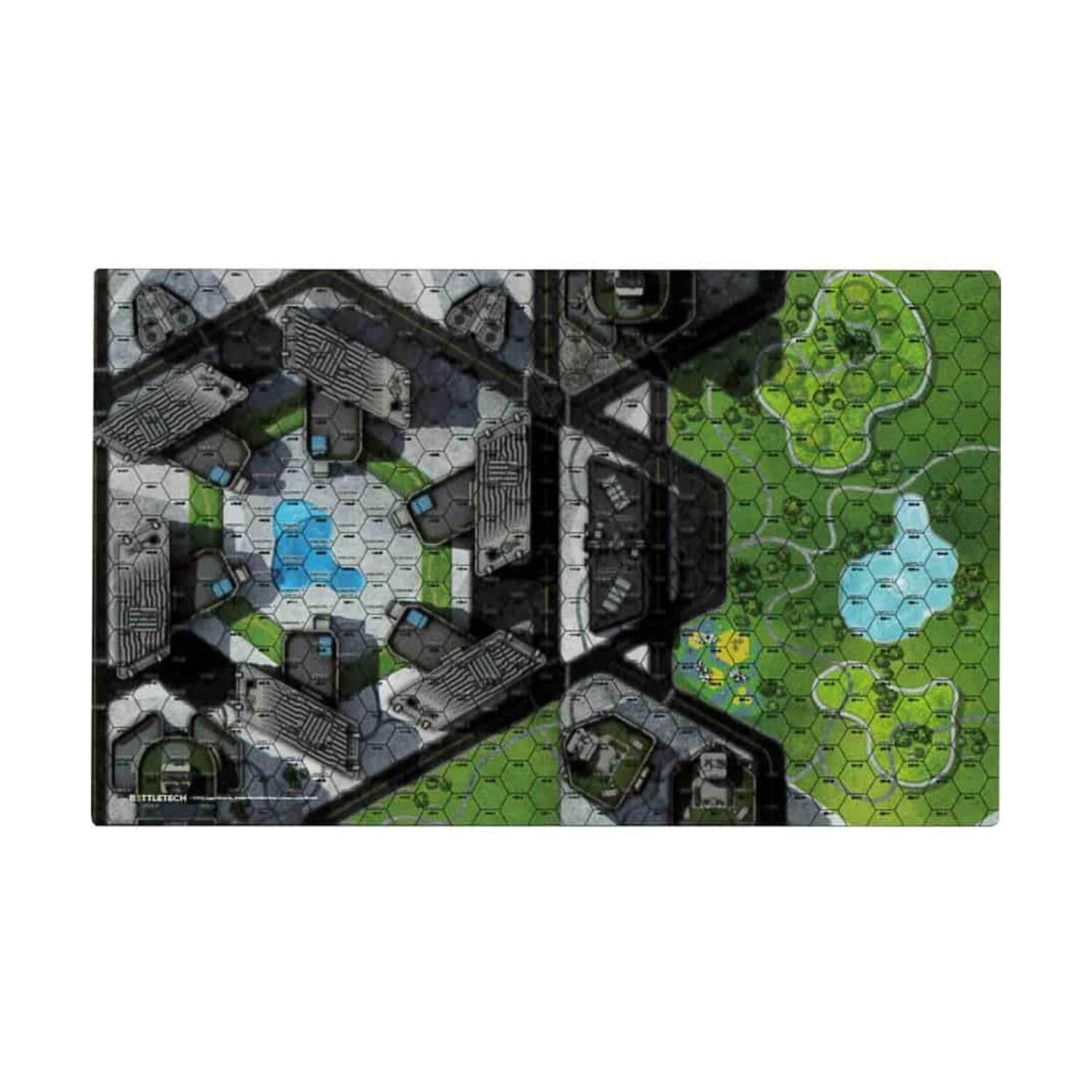 BattleTech BattleMat: City - Central Park/Shopping District - Walmart.com