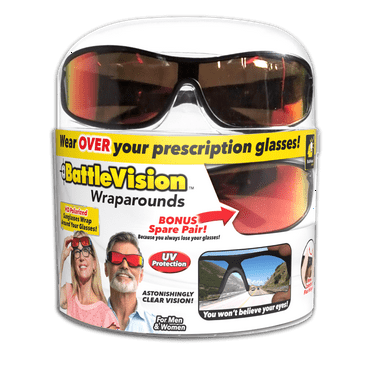 HD Vision Wrap Around Sunglasses - Walmart.com