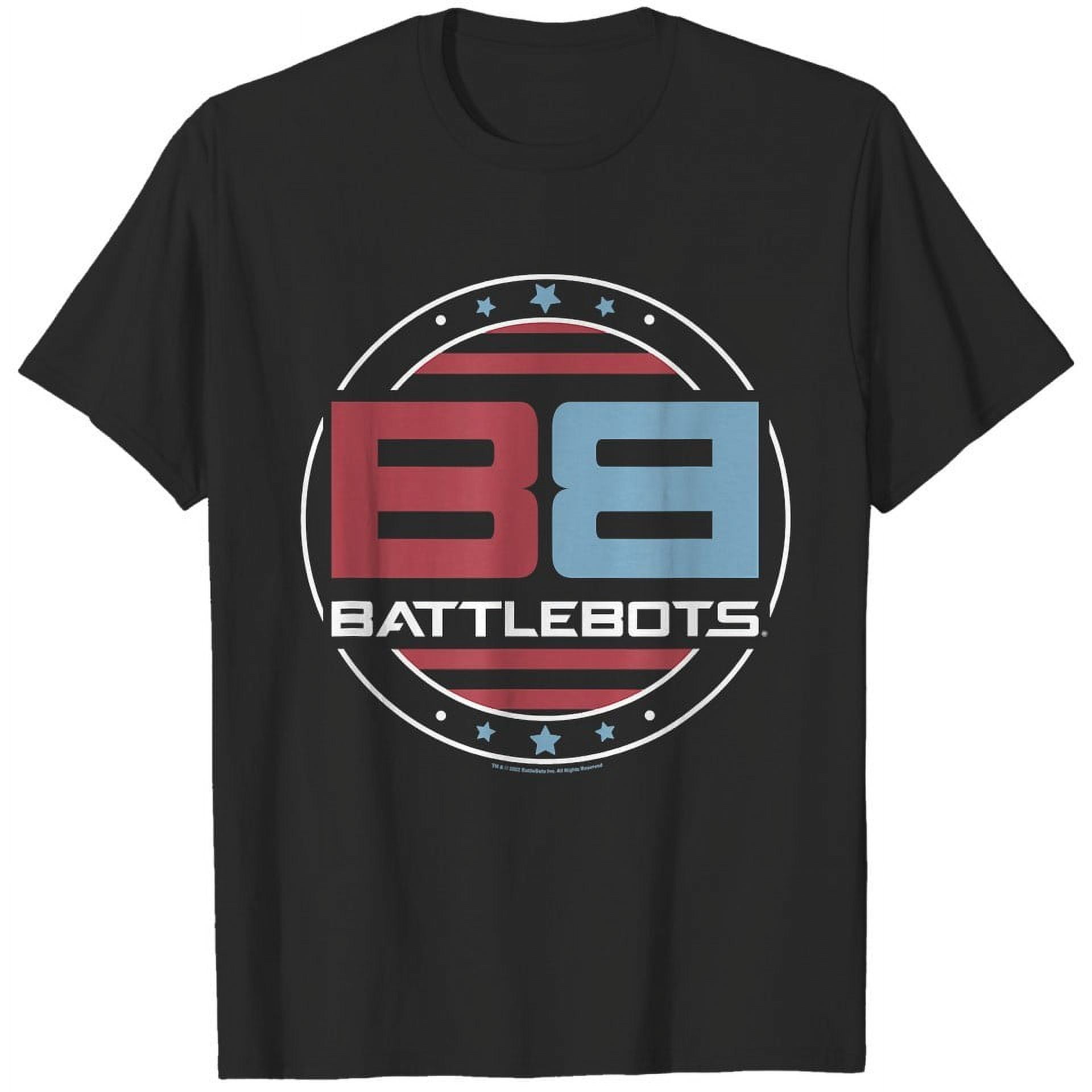 Battlebots Patriotic American Flag Circle Logo T-shirt T-shirts ...
