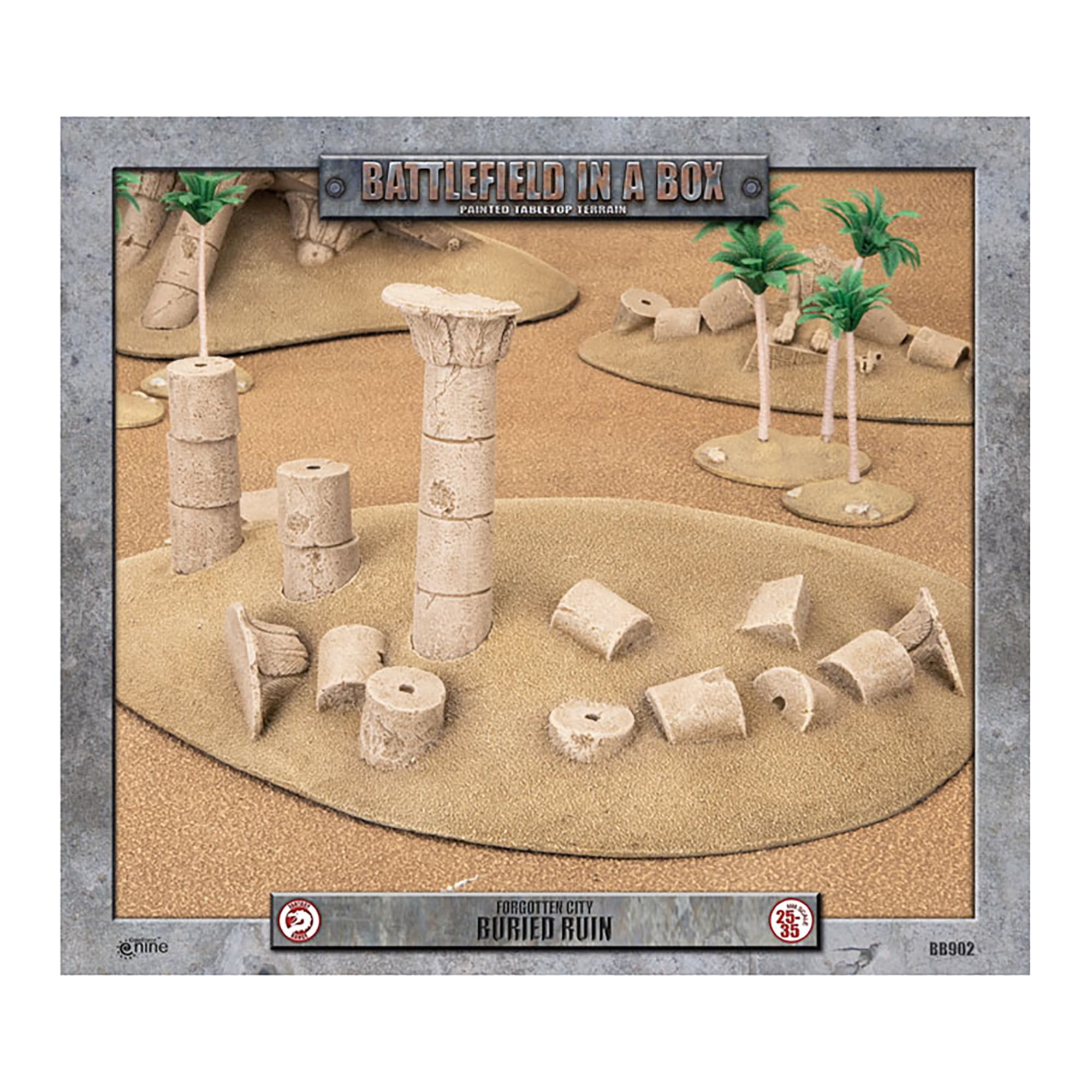 Battlefield In A Box: Forgotten City Buried Ruin (BB902) - Includes Pre-Painted Buried Ruin Hill ...