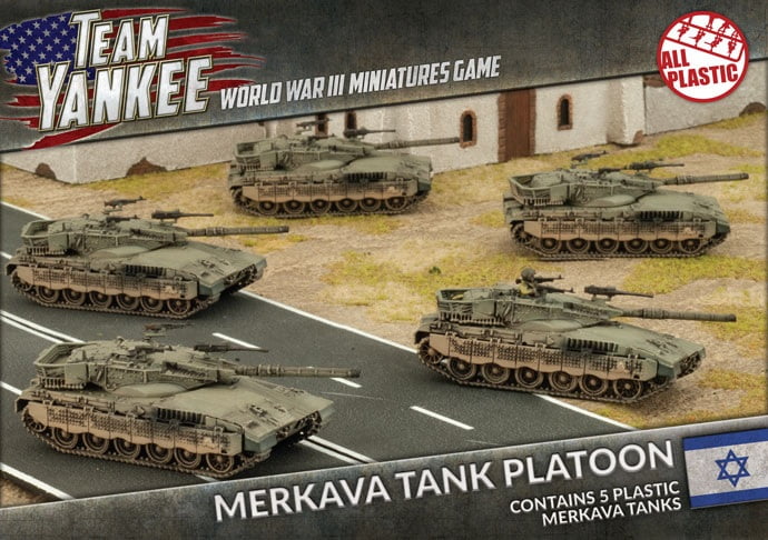 World War III Team Yankee Oil Wars: Israeli Merkava Tank Platoon ...