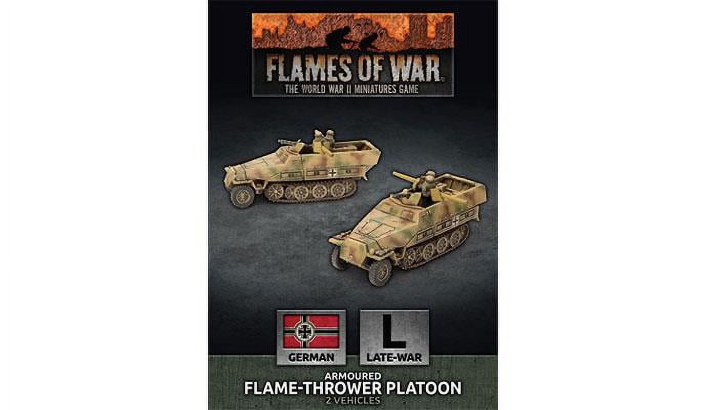 Battlefront Flames of War German Armoured Flame-Thrower Platoon FOW ...