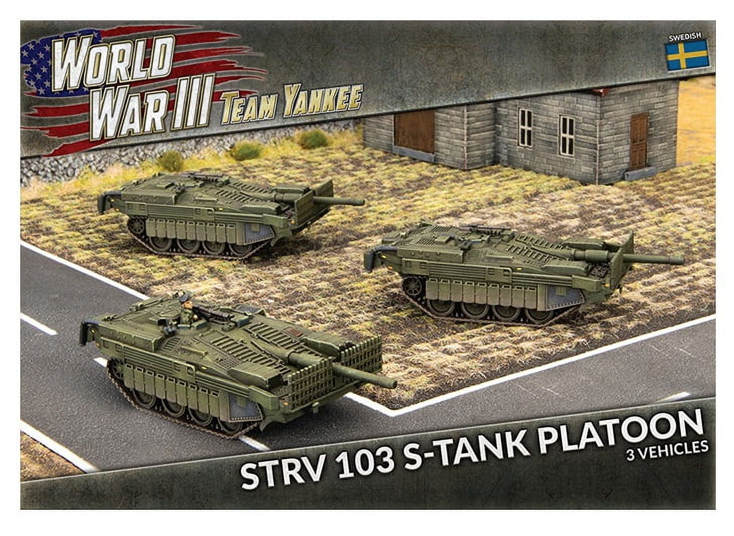 World War III Team Yankee: Swedish Strv 103 S-tank Platoon (x3 ...