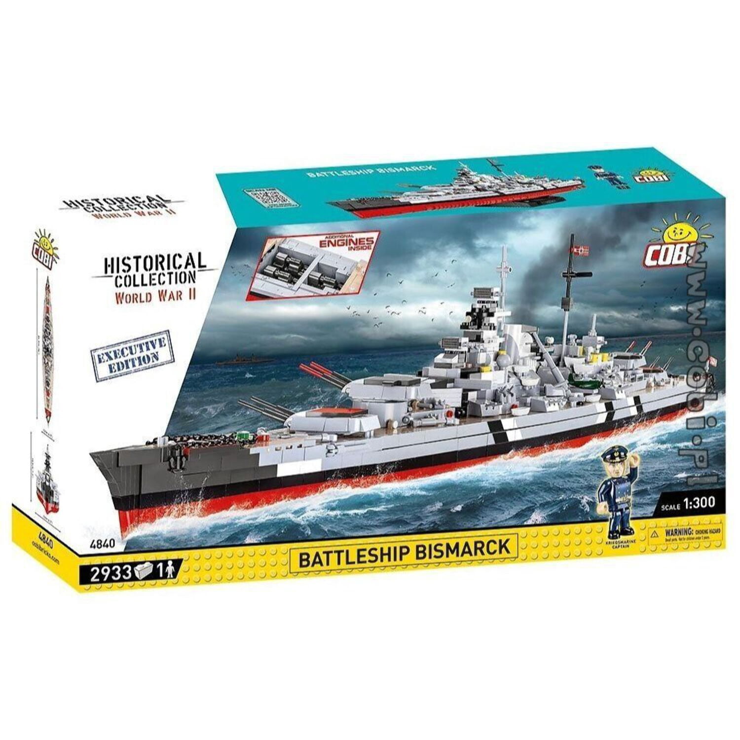 Battleship Bismarck Executive Edition 2933 Piece Advanced Model for ...