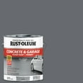 Battleship Gray, Rust-Oleum Satin Concrete and Garage Floor Paint and ...