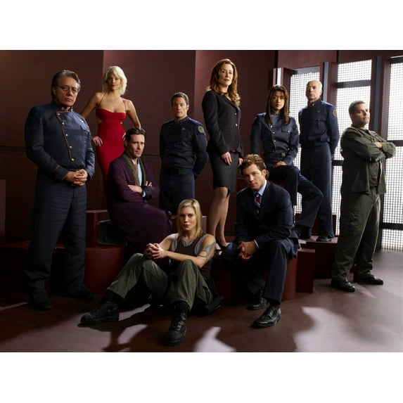 Battlestar Bsg Cast #B Metal Sign 8inx 12in Art Print on Metal 8x12 ...