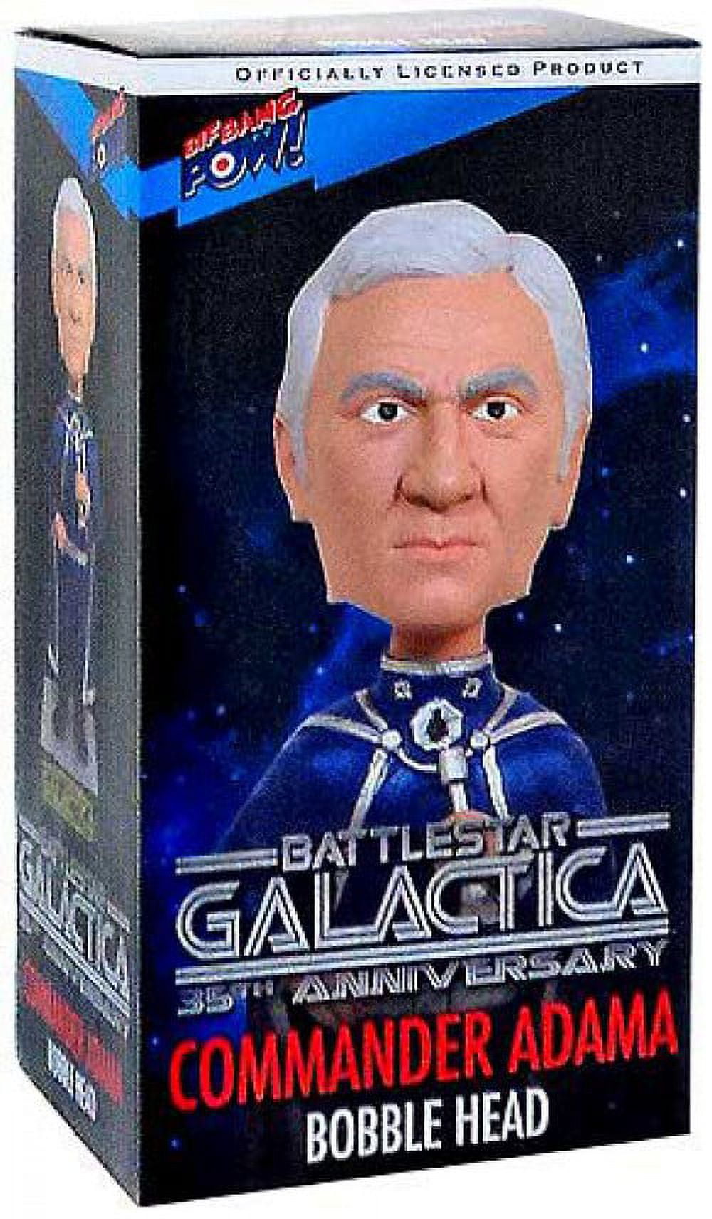 Battlestar Galactica 35th Anniversary Commander Adama Bobble Head ...