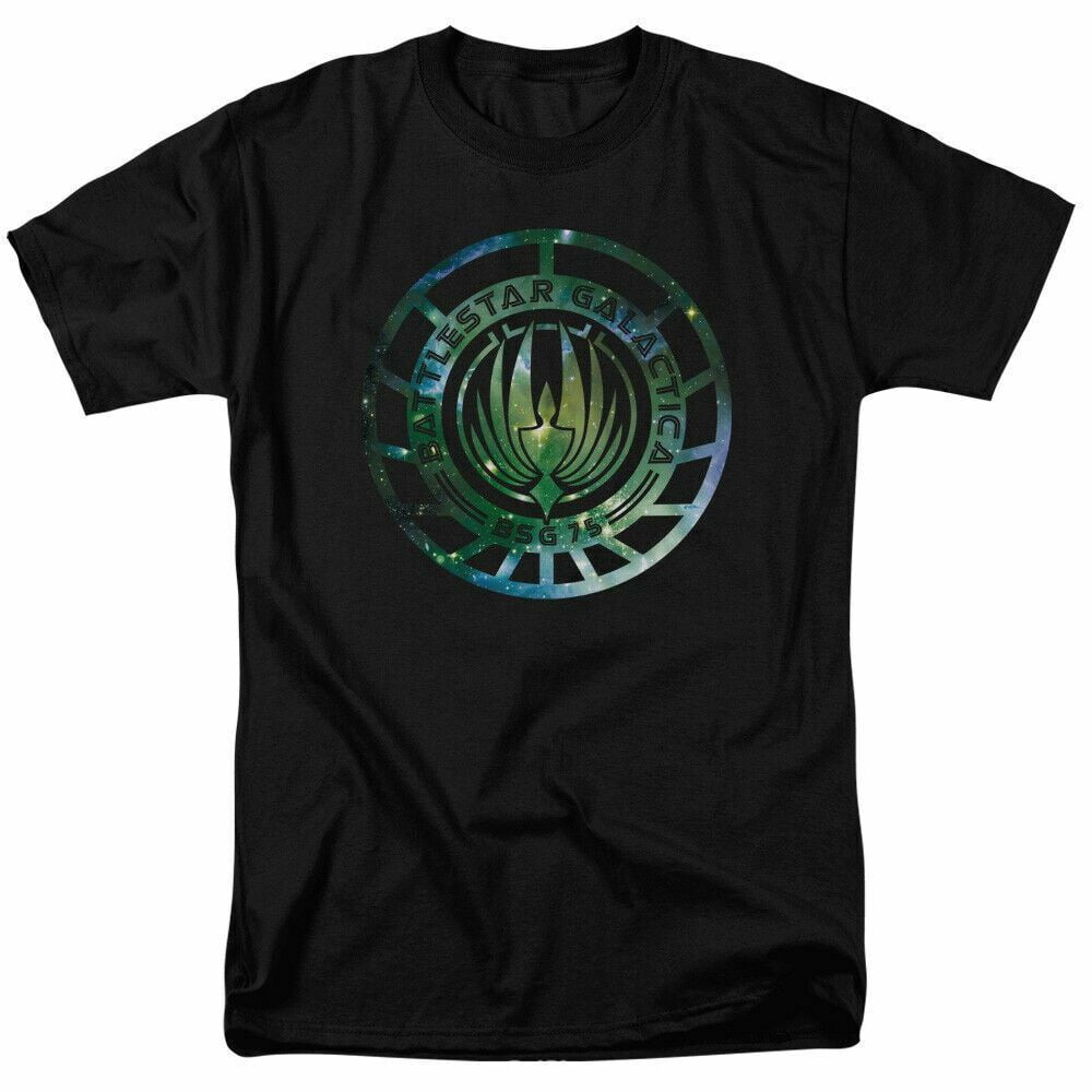 Battlestar Galactica Galaxy Emblem T Shirt Licensed Sci-Fi TV Show Tee ...