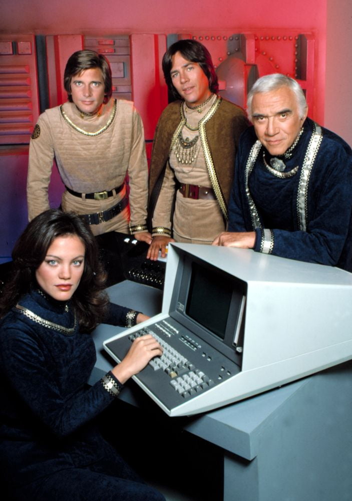 Battlestar Galactica, Maren Jensen, Dirk Benedict, Richard Hatch, Lorne ...