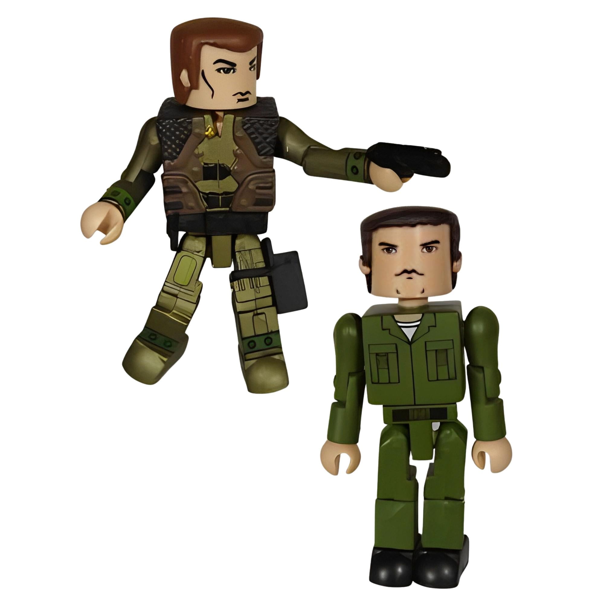 Battlestar Galactica Minimates Lt. Helo And Chief Galen Tyrol Action ...