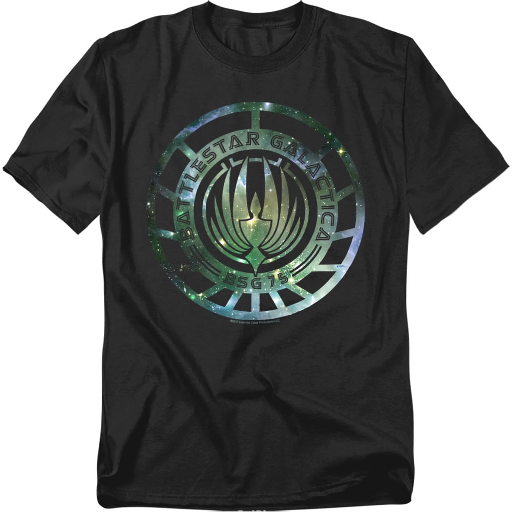 Battlestar Galactica (New) T-Shirt Galaxy Emblem Unisex Graphic Tee For ...