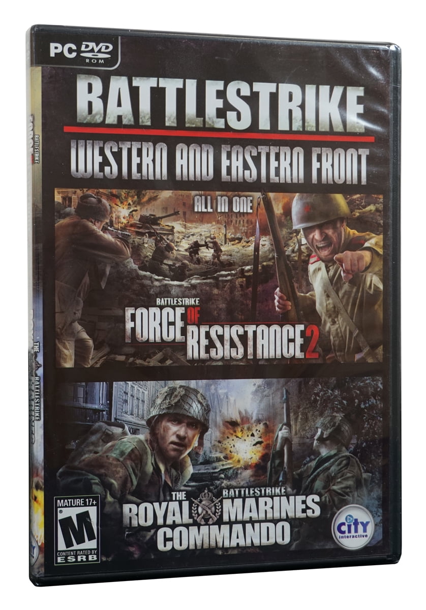 Battlestrike Combo PC DVD Rom 2 Pack - Royal Marines Commando + Force ...