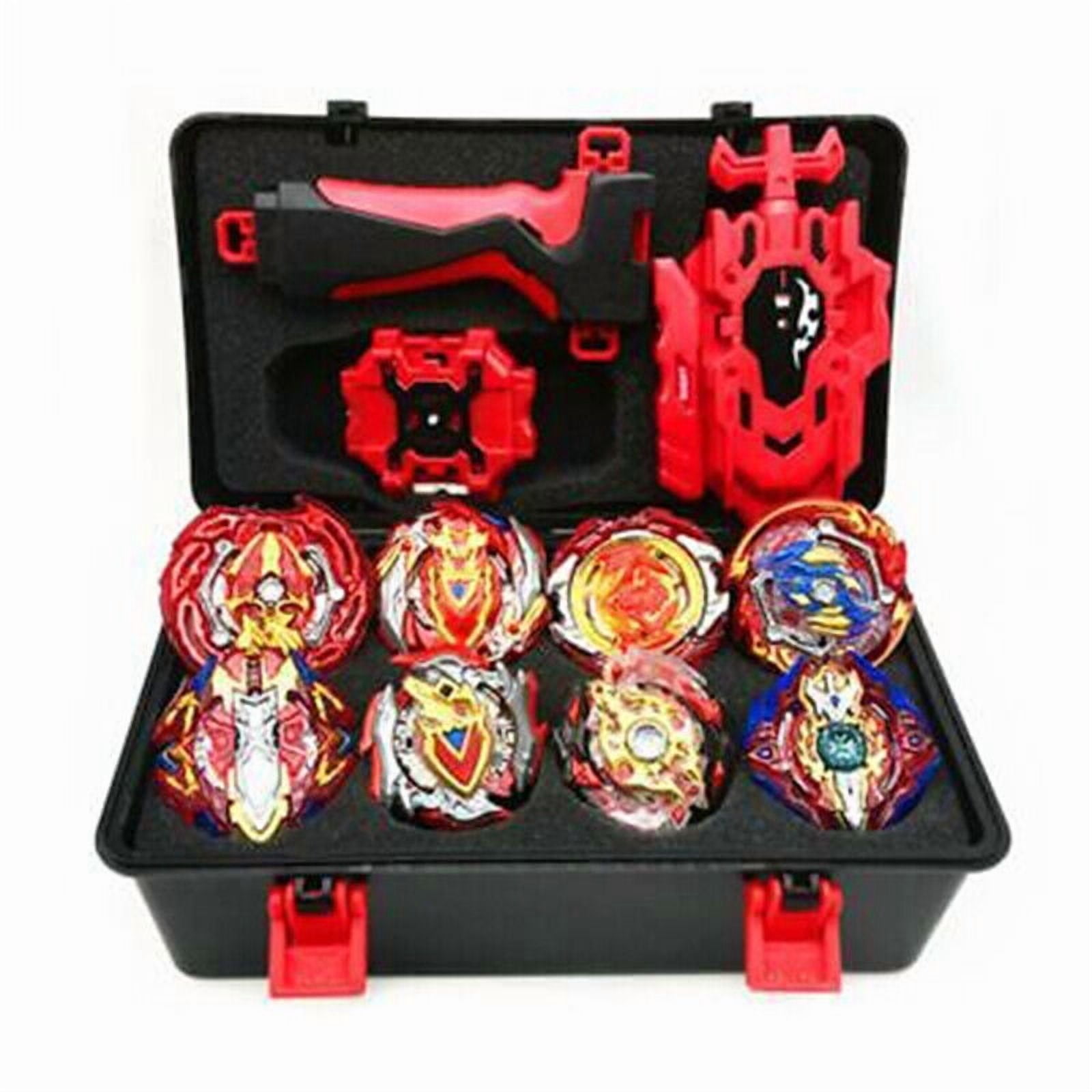 Battling Burst Gyro Blade Toy Set Gift 8 Burst Spinning Tops 2 Two Way ...