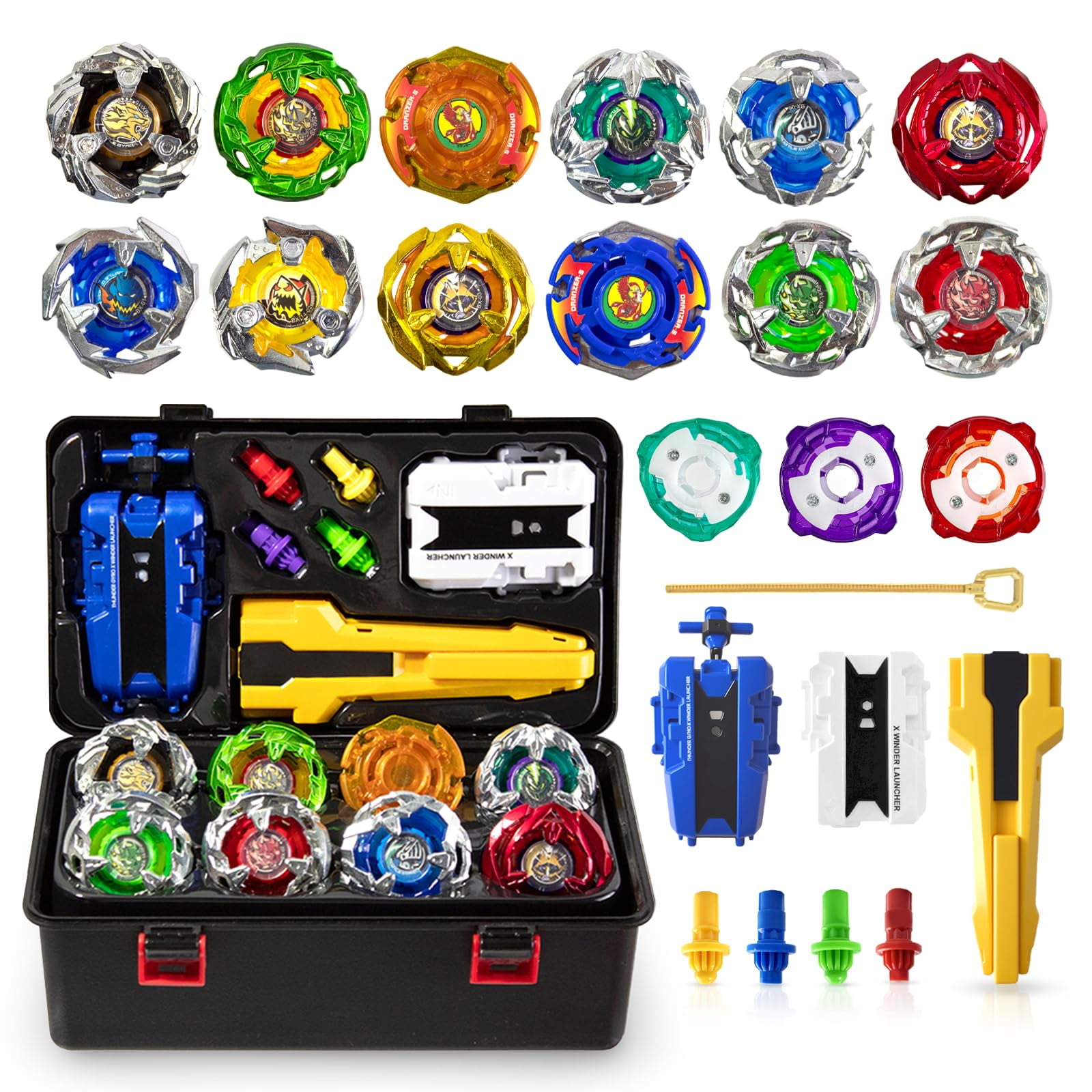 Battling Top Burst Gyro Toy Set, Metal Fusion Gyro Combat Game Set with ...