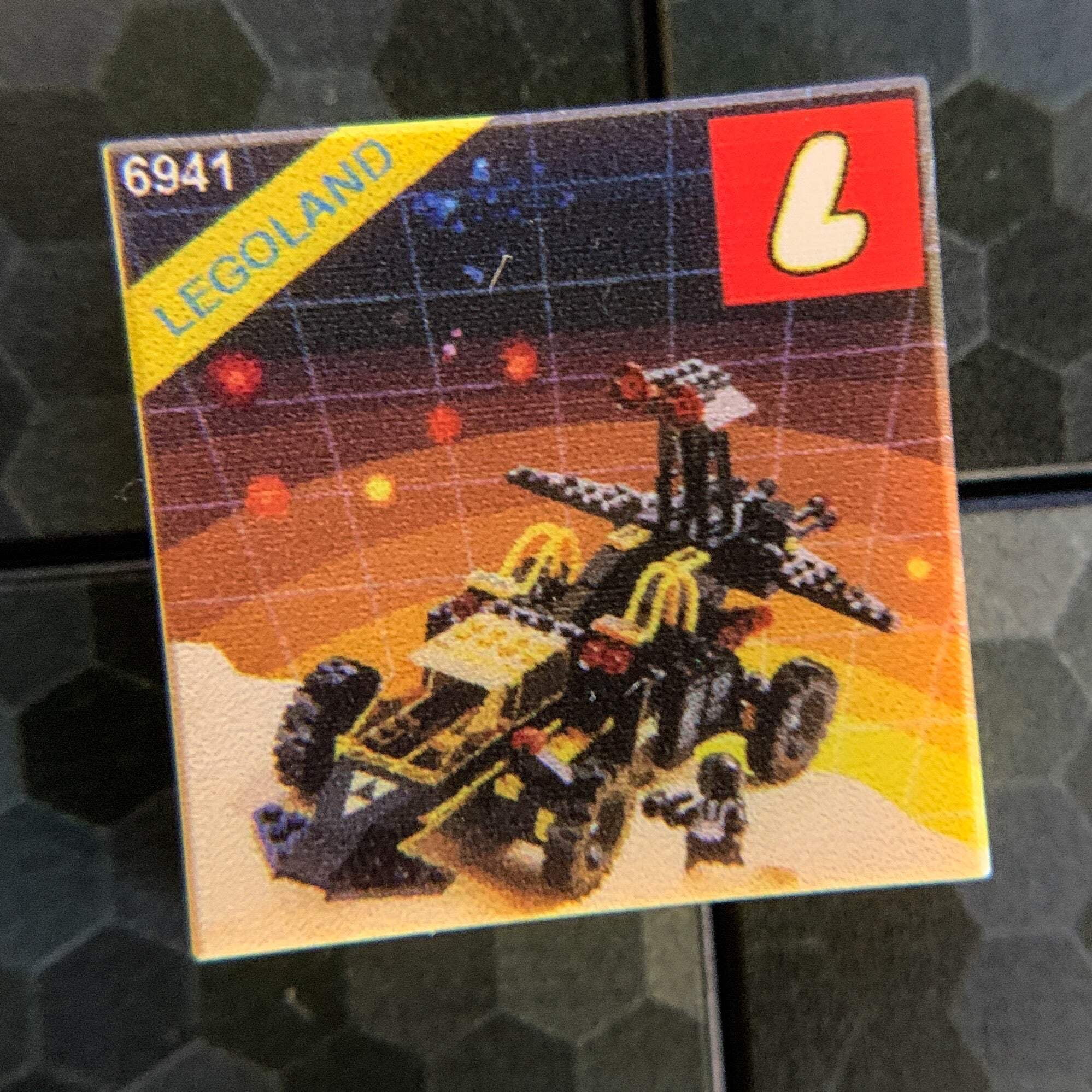 Battrax Blacktron Set 6941 - Custom Printed 2x2 Tile - Walmart.com
