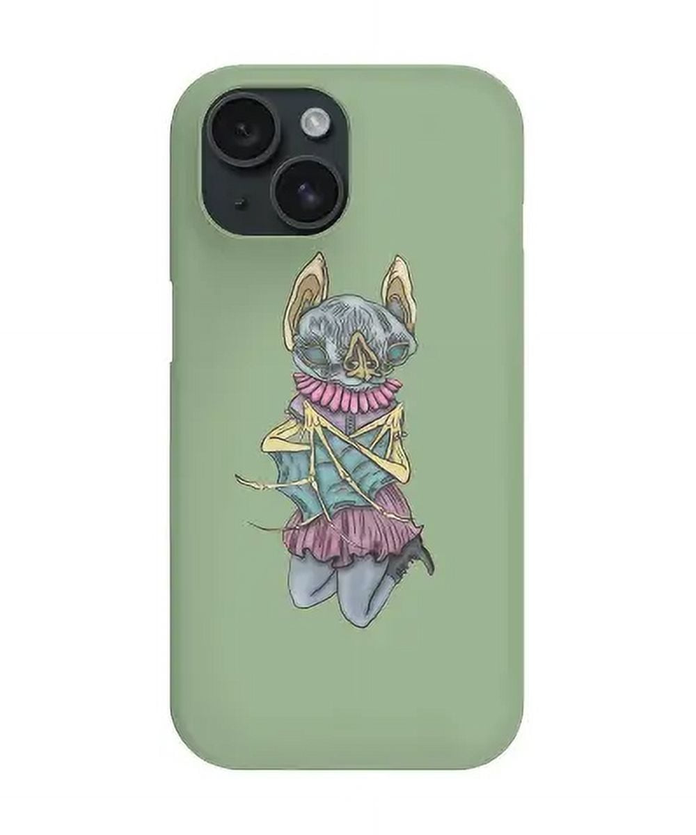 Batty Babe Funny Spooky Halloween Cute Phone Case for iPhone 16 15 14 ...