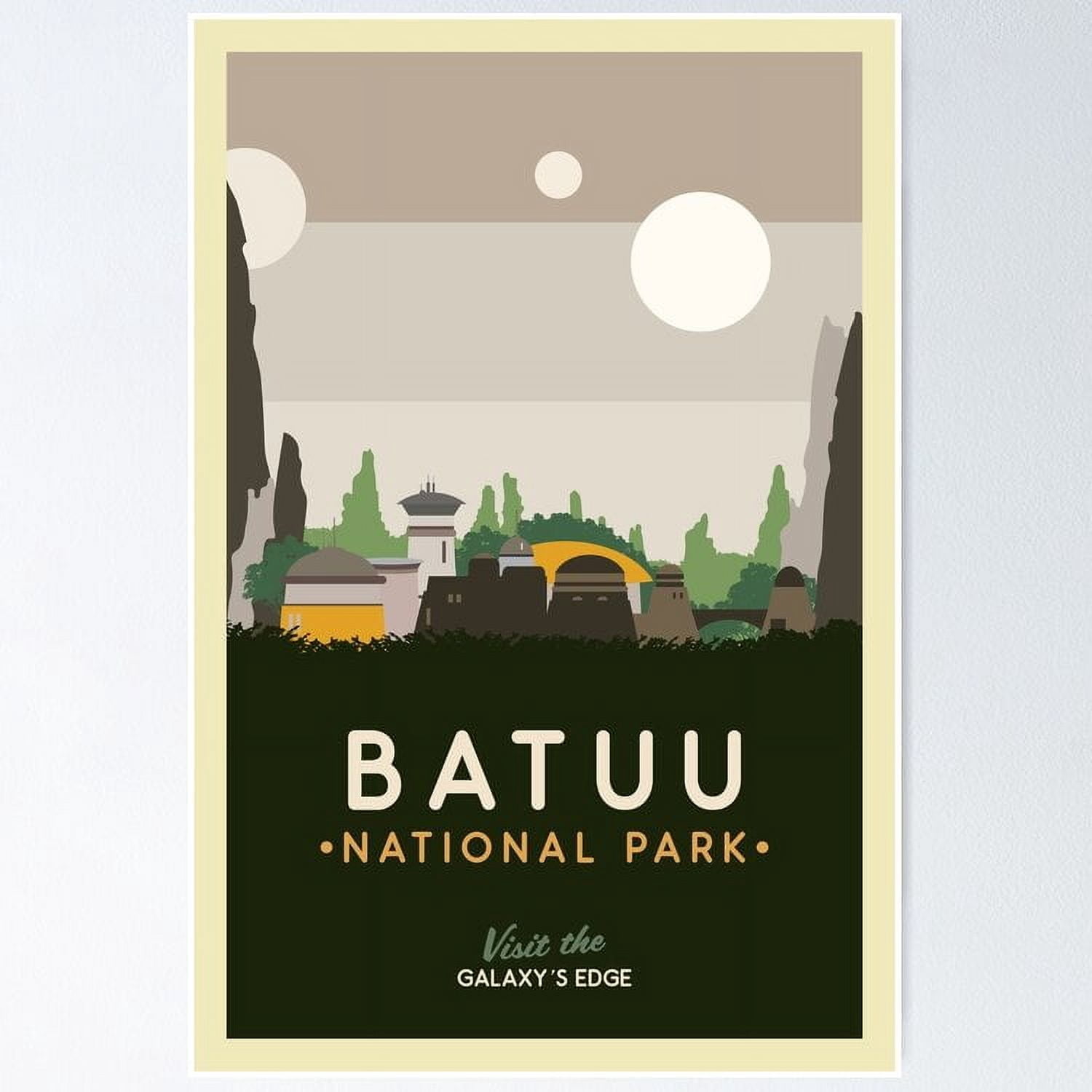 Batuu: National Park Poster Poster, 8x12 UNFRAMED - Walmart.com