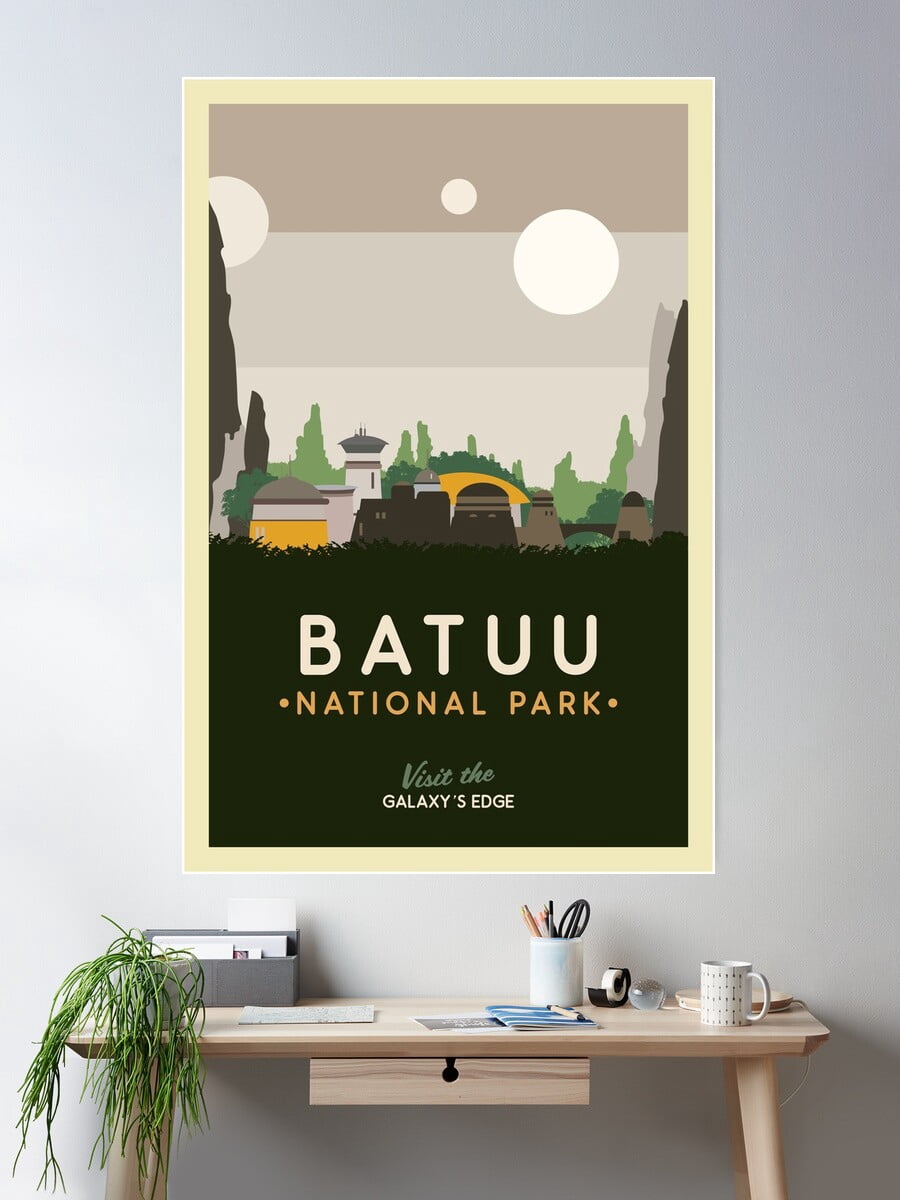 Batuu: National Park Poster Poster Wall Art, Modern Wall Decor For ...