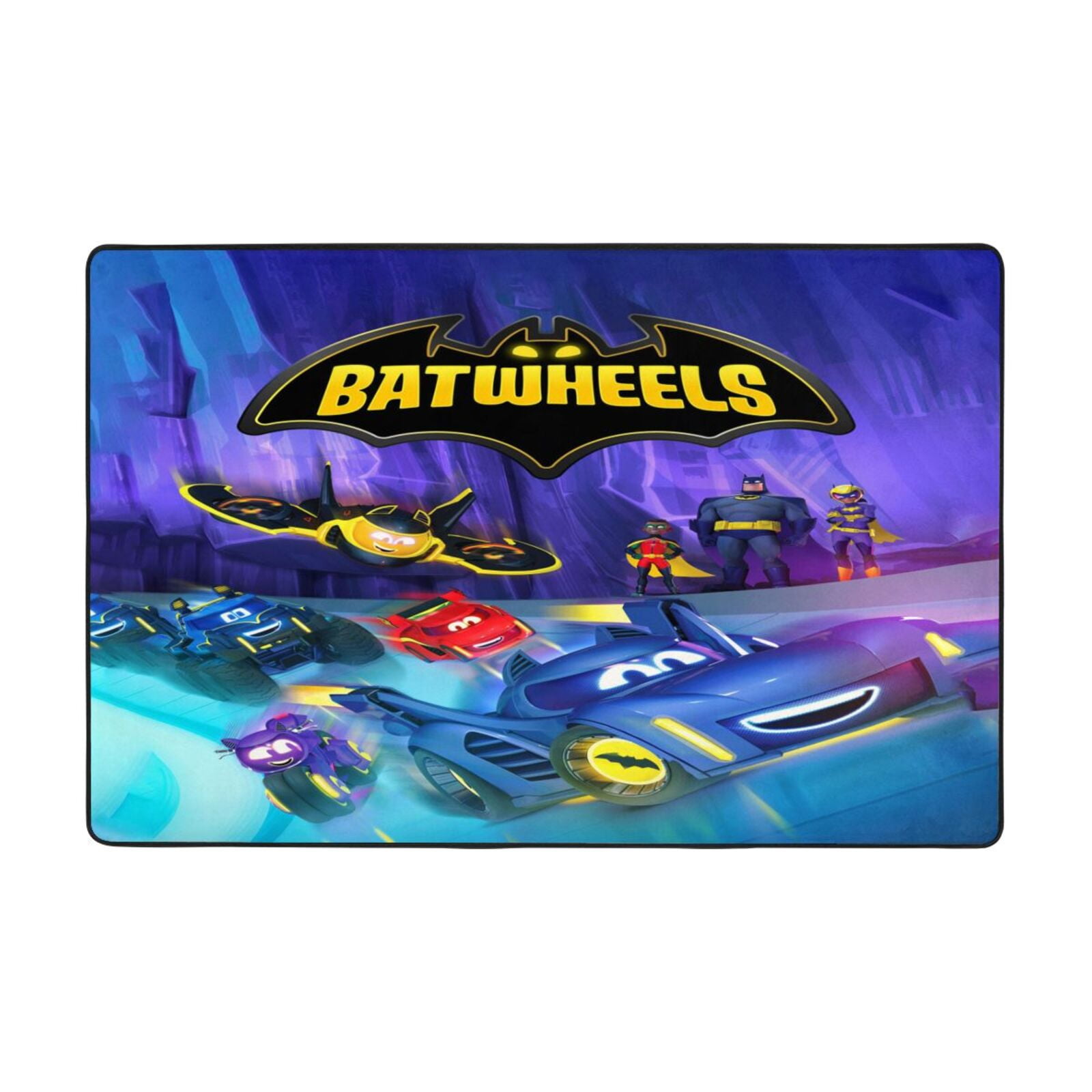 Batwheel Area Rug Cartoon Carpet for Bedroom Livingroom Children Room ...