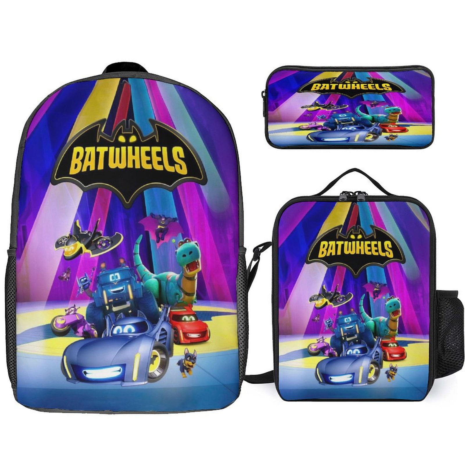 Batwheel s Backpack Set Anime Bag 3 Piece Set Sports Casual Backpacks ...