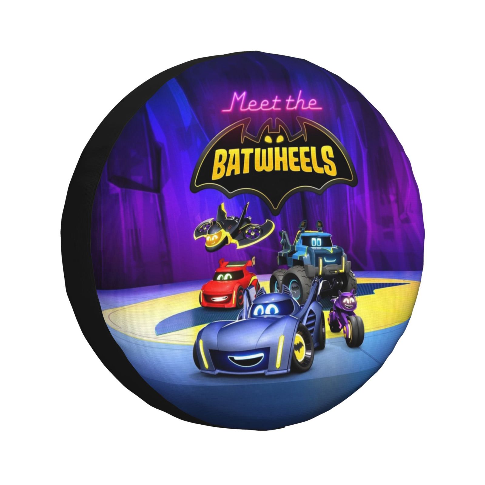 Batwheel Spare Tire Cover for RV SUV Truck Travel Cartoon Trailer Tires ...