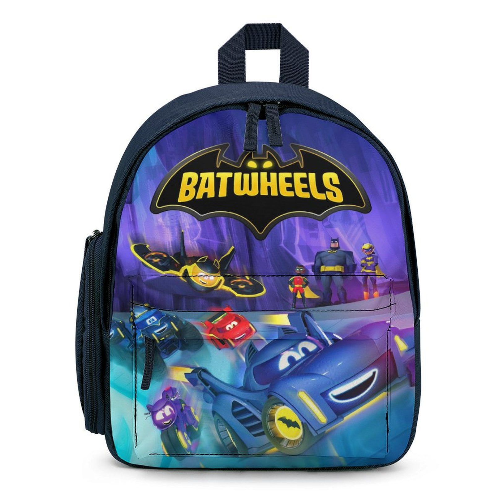 Bat-whee Back-pack 12In Backpack Anime Cartoon Bookbag with Front ...