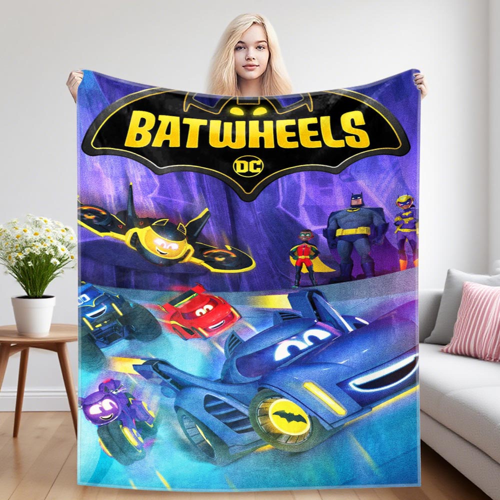 Batwheels Blankets Throw Birthday Gift Christmas 60"X80" in Present ...