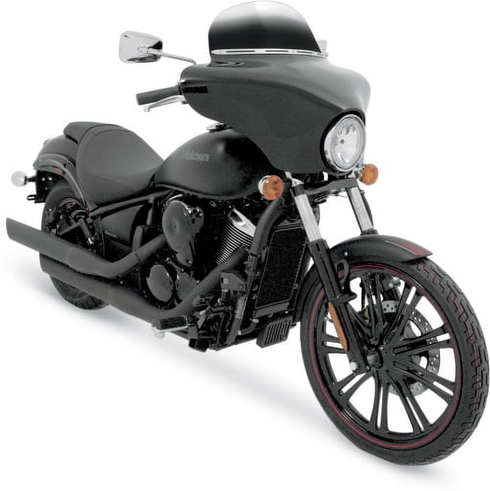 Batwing Fairing fits Kawasaki VN900C Vulcan Custom 2007-2015, Black ...
