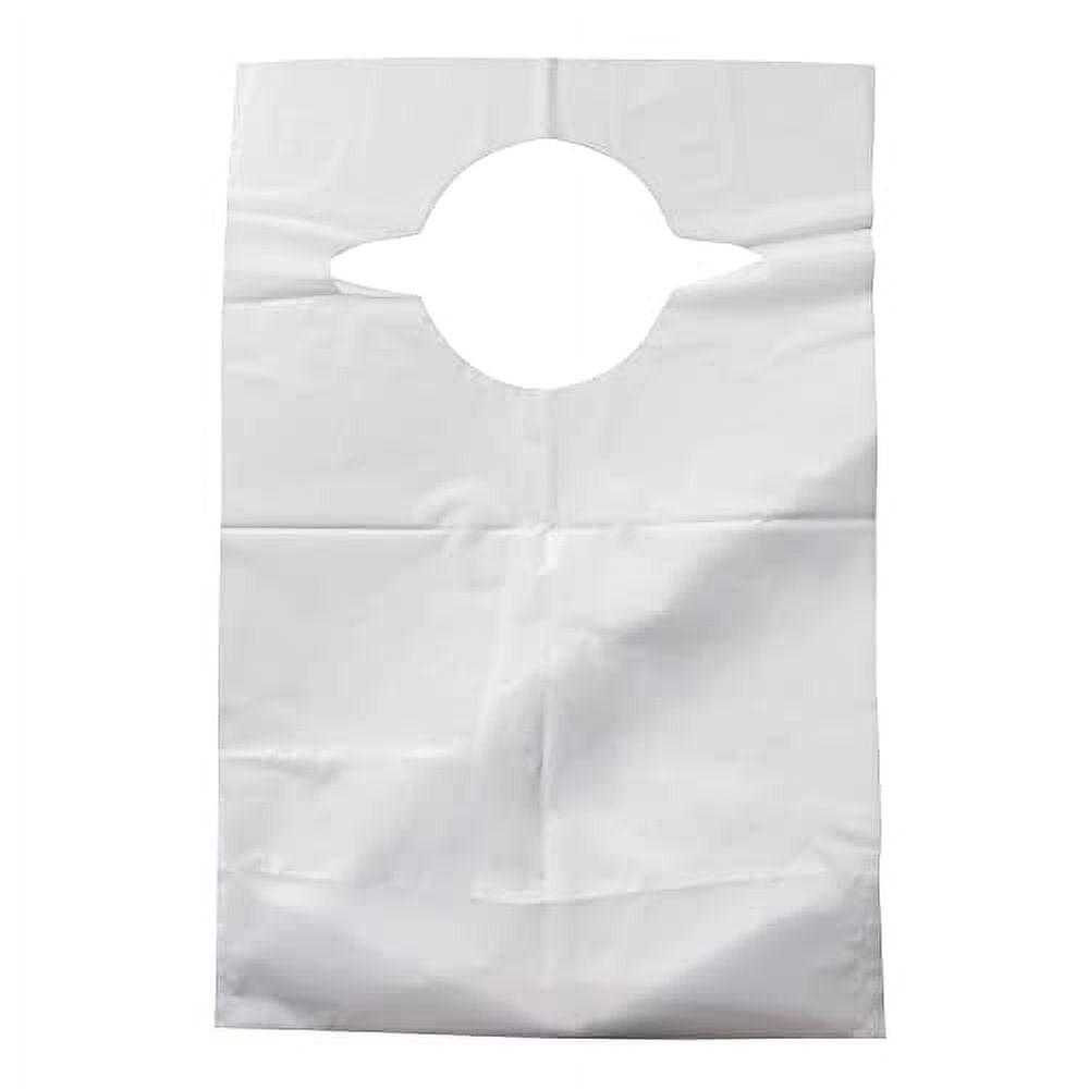 Bau Technik 30 Pack Of Crumb Catcher Disposable Dining Bibs - Soft ...