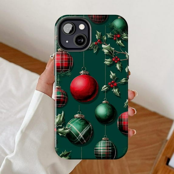 Baubles Holiday Ornament Festive Christmas Decoration Phone Case 17 ...