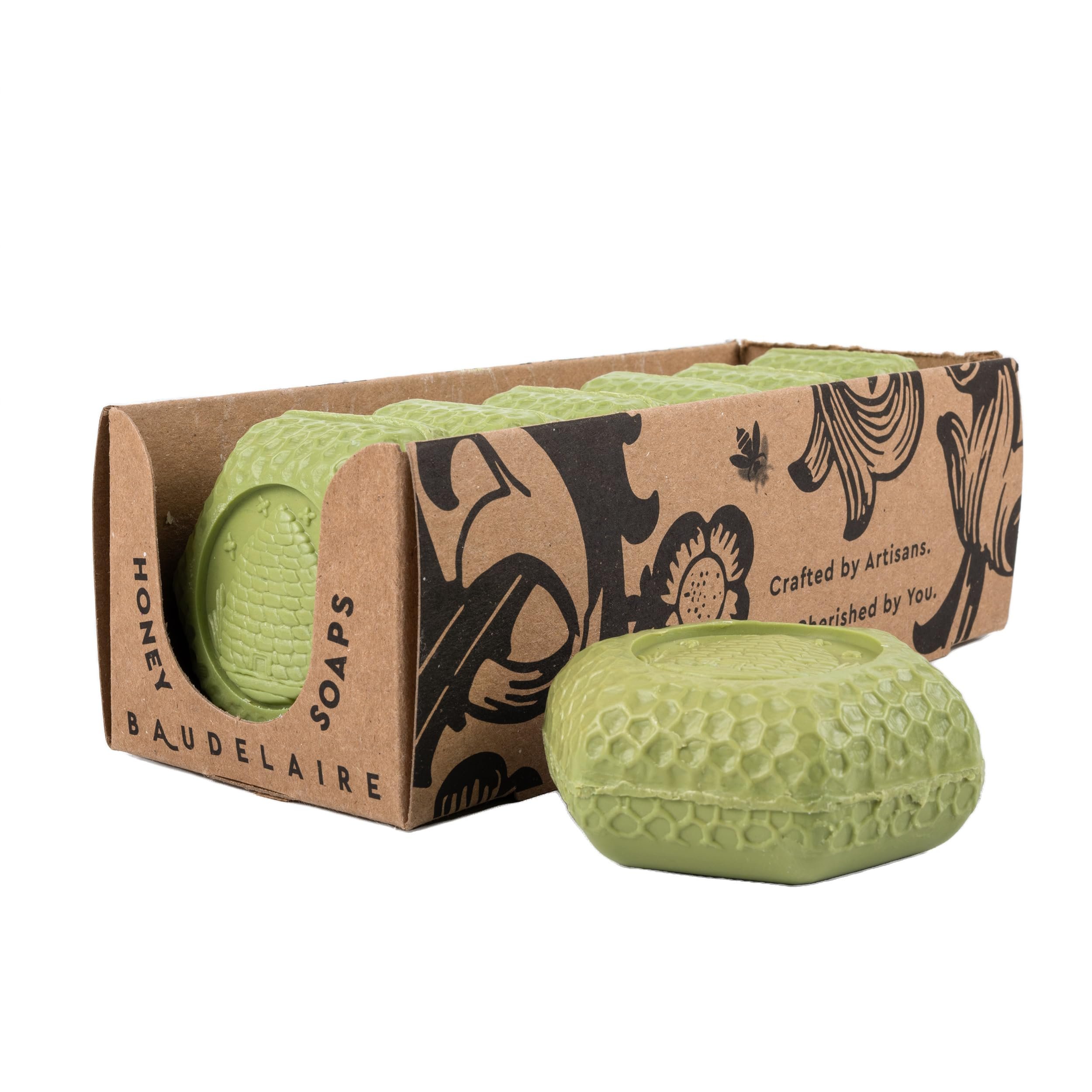 Baudelaire Honey Soaps, Moisturizing Bath Soap & Body Soap, Natural ...
