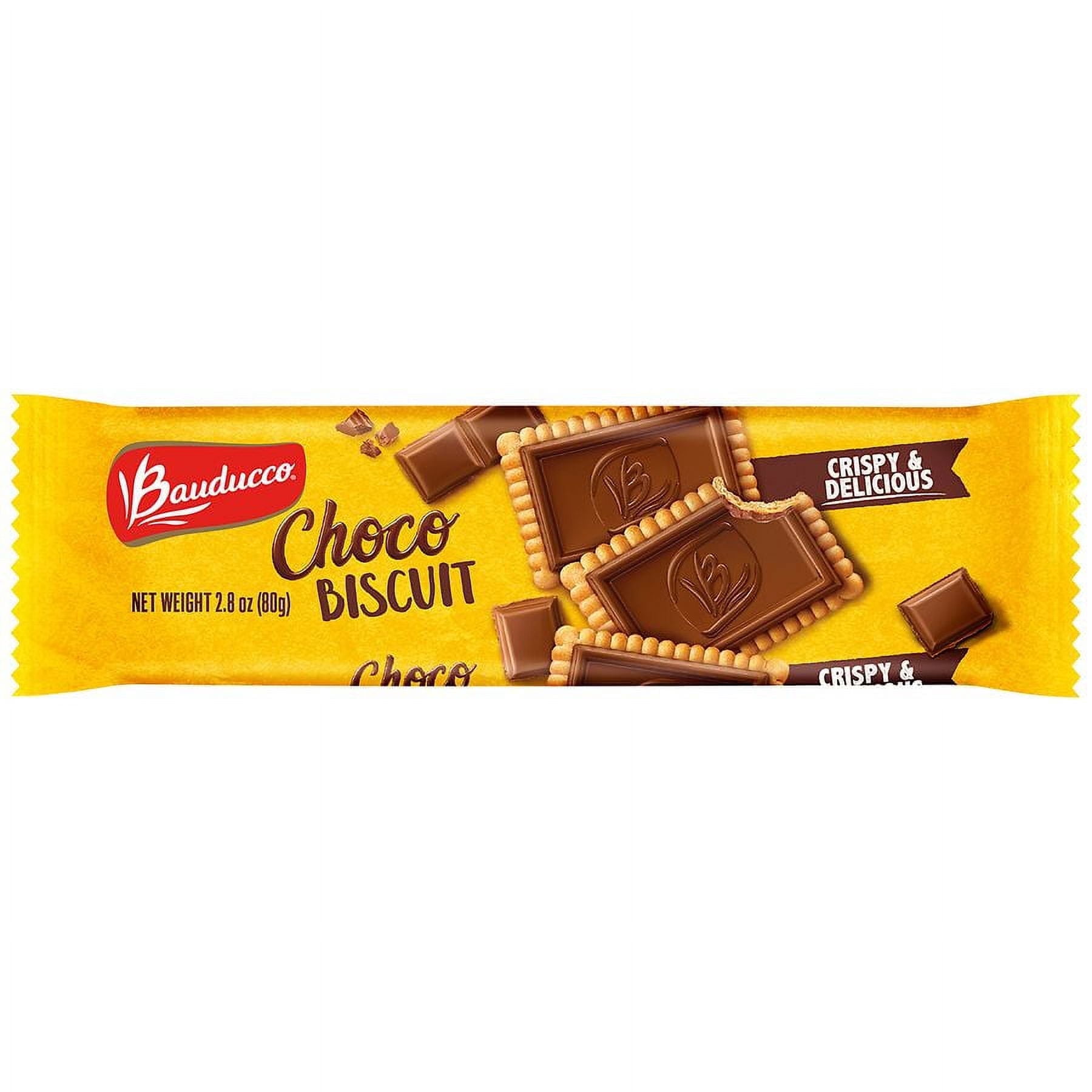Bauducco Choco Biscuit Chocolate 2.8 oz Pack of 2 - Walmart.com
