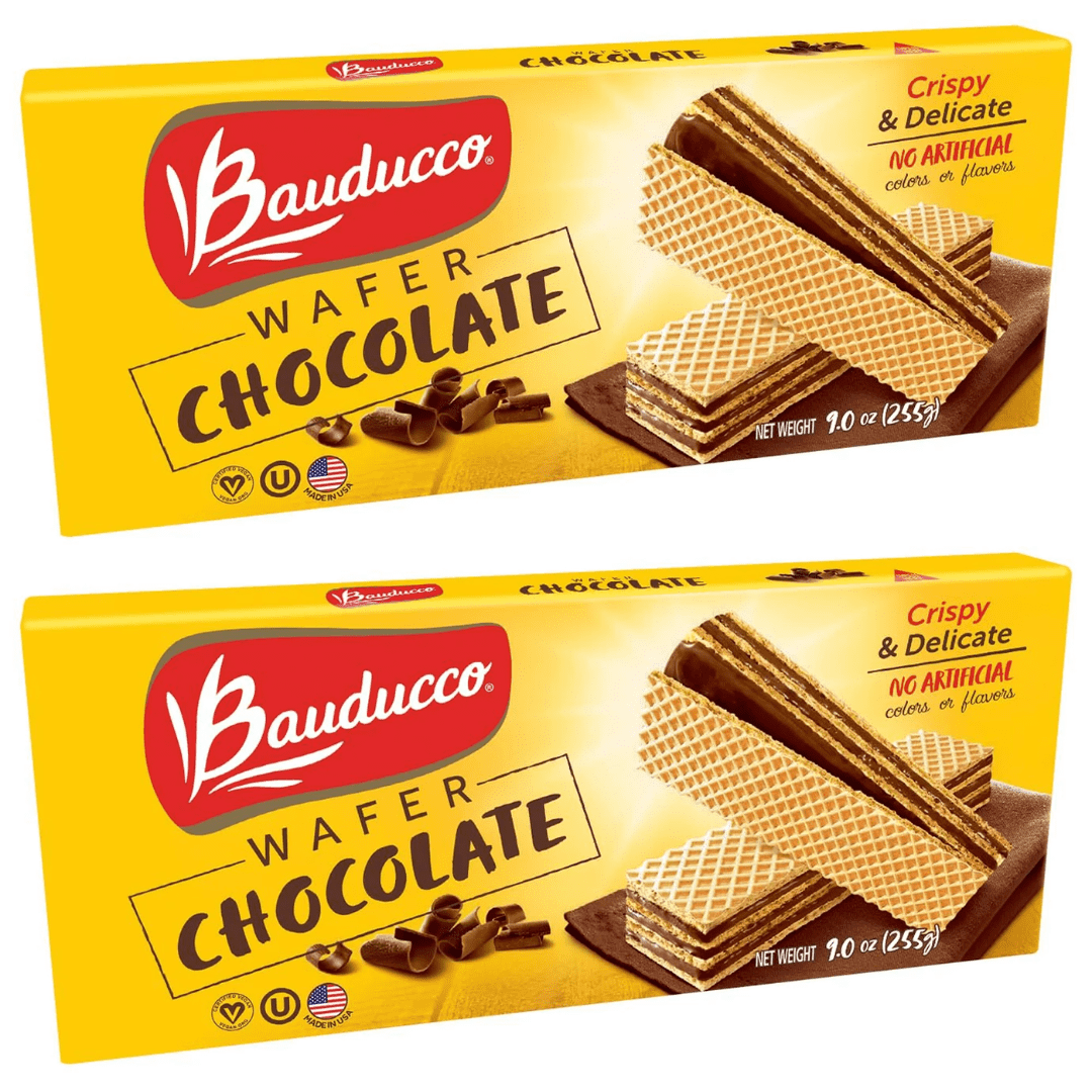 Bauducco Chocolate Wafers, 9 oz, Family Pack, No Artificial Flavors or ...