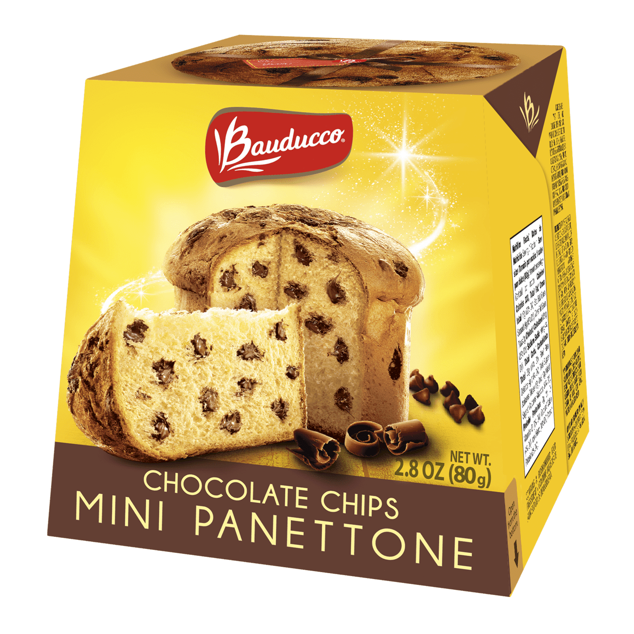 Bauducco Mini Panettone Chocolate Chips - Traditional Italian Recipe ...
