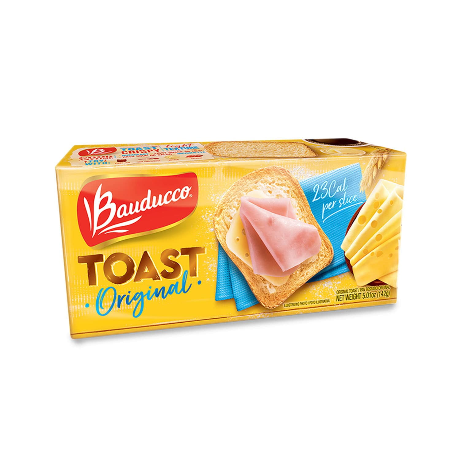 Bauducco Original Toast - OIF8 Delicious, Light & Crispy Toasted Bread ...