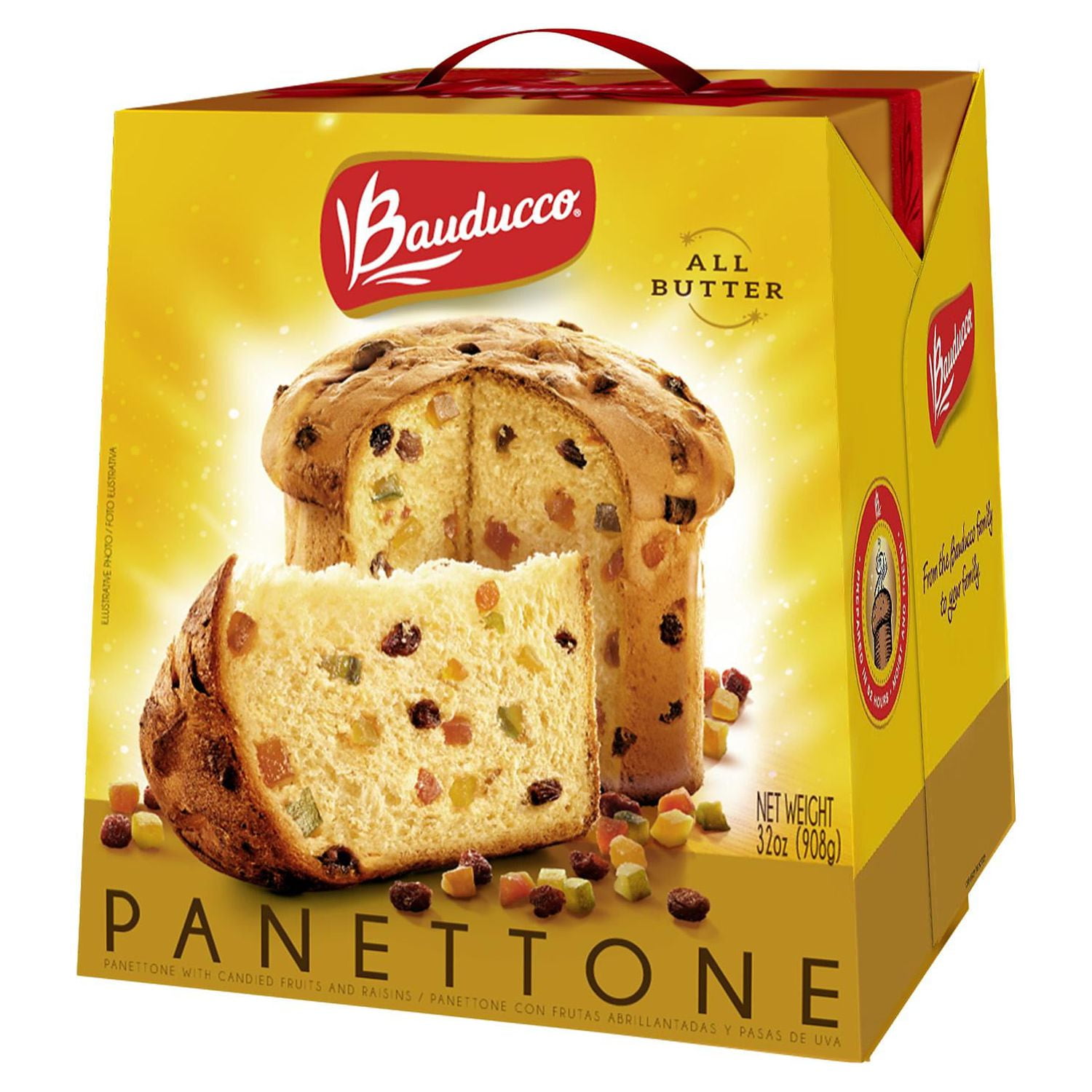 Bauducco Panettone - Traditional Holiday Cake - Moist & Fresh Specialty ...