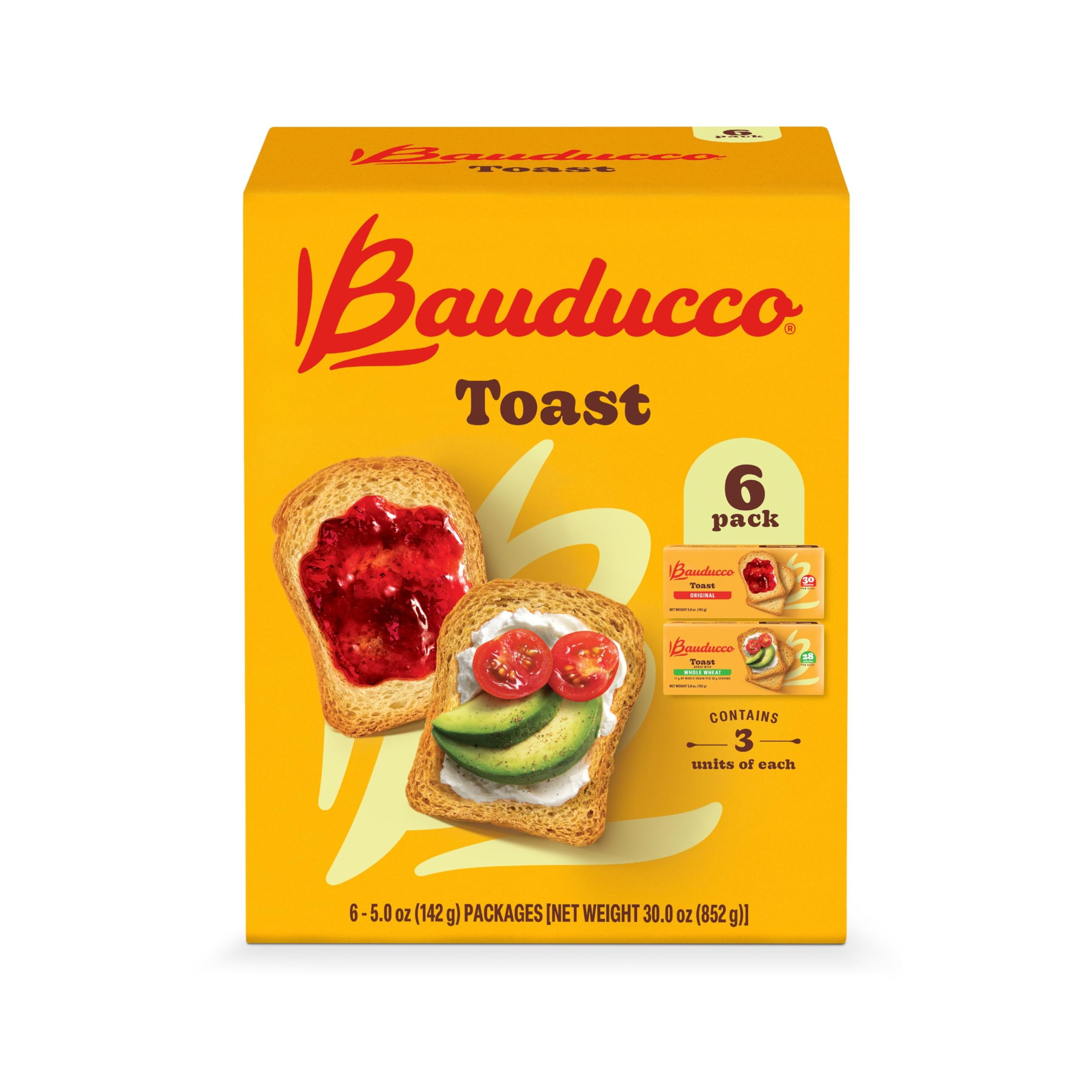 Bauducco Toast - Delicious, BCF26 Light & Crispy Toasted Bread ...