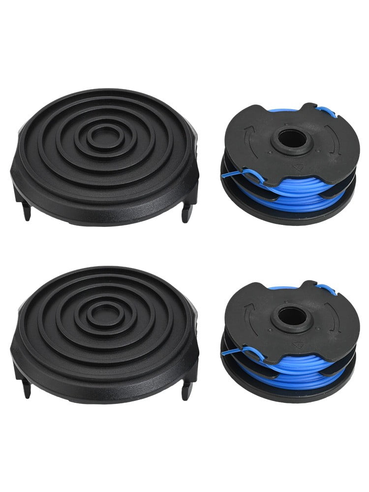 Bauer 20115E-B Trimmer Replacement Spool And Cover Kit - 4 Pack Nylon ...