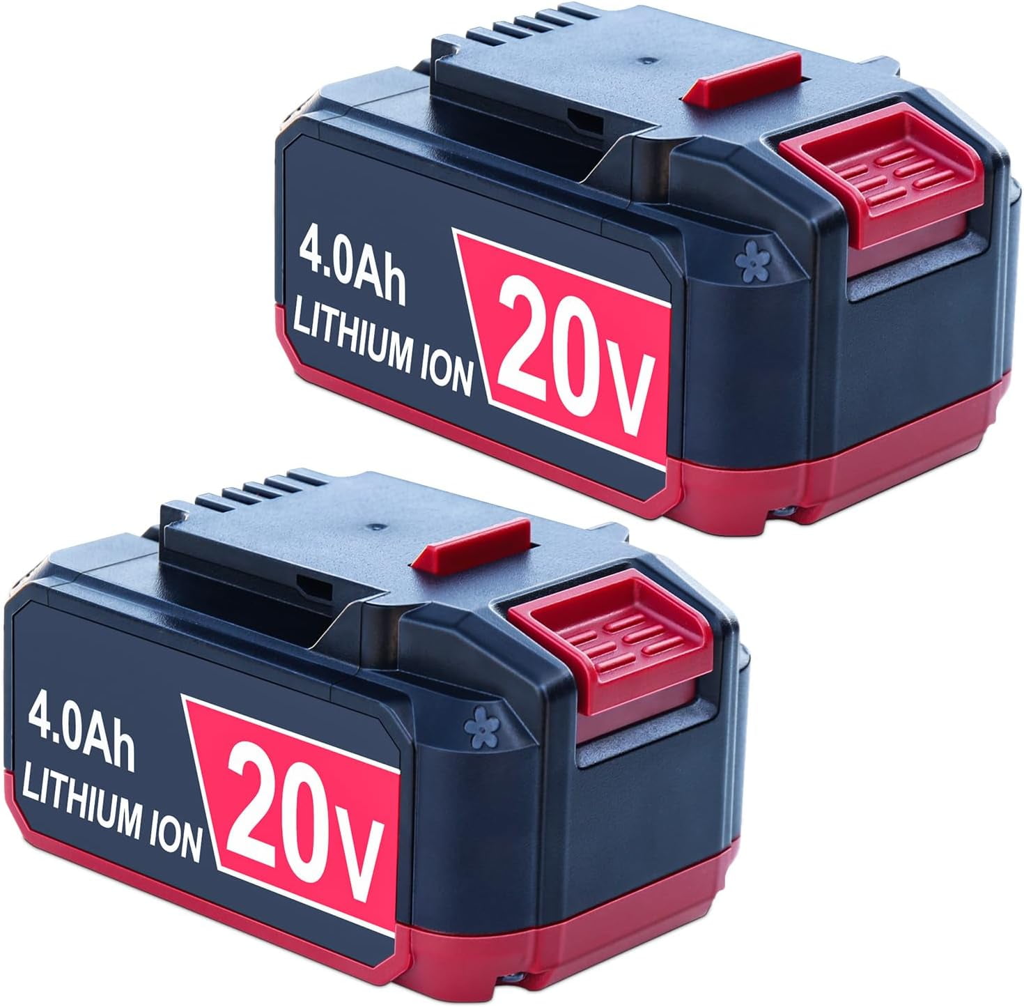 BOTKK 2Packs Battery Replacement for Bauer 20V 4.0Ah Capacity Lithium ...
