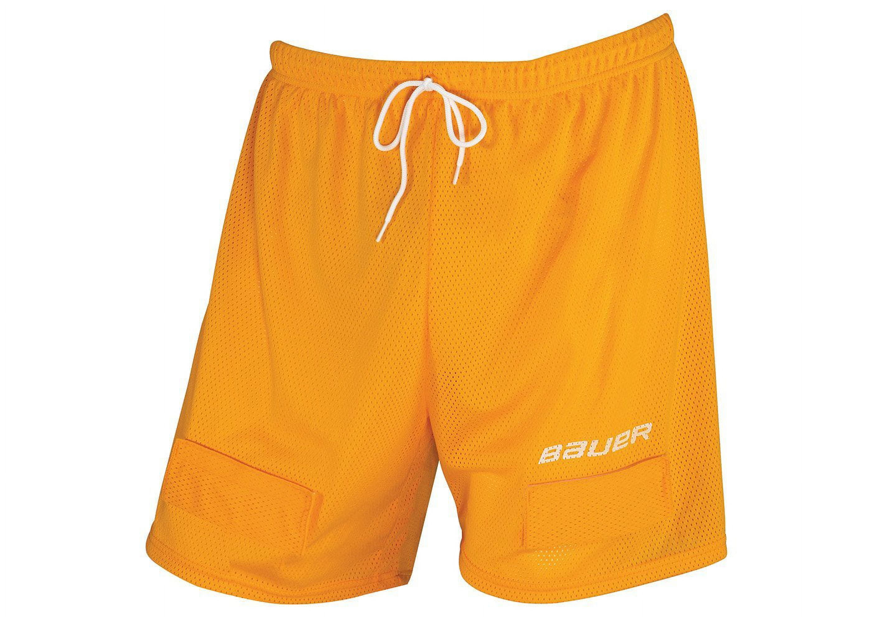 Bauer Adult Men's Core Hockey Mesh Jock Shorts - Cup, Hook / Loop Tabs ...
