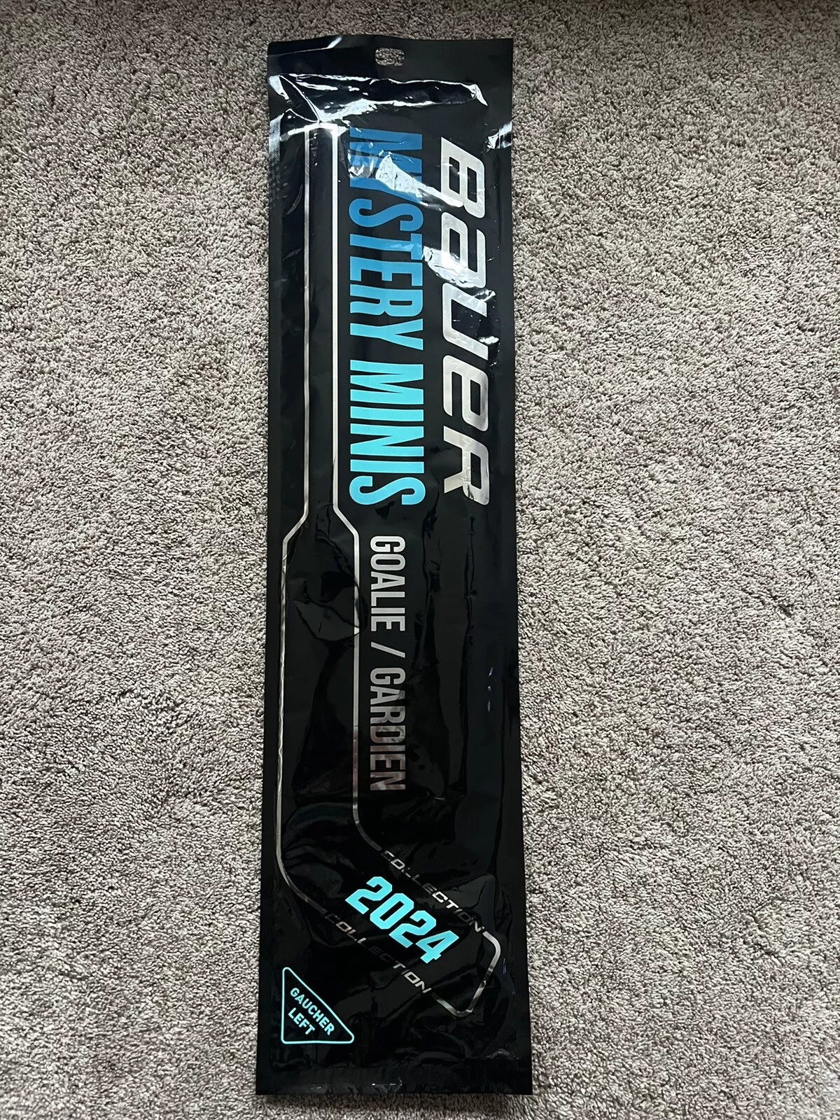 Bauer Mystery Mini Hockey Sticks 2024 (Goalie Left Hand) 1 Random Stick ...