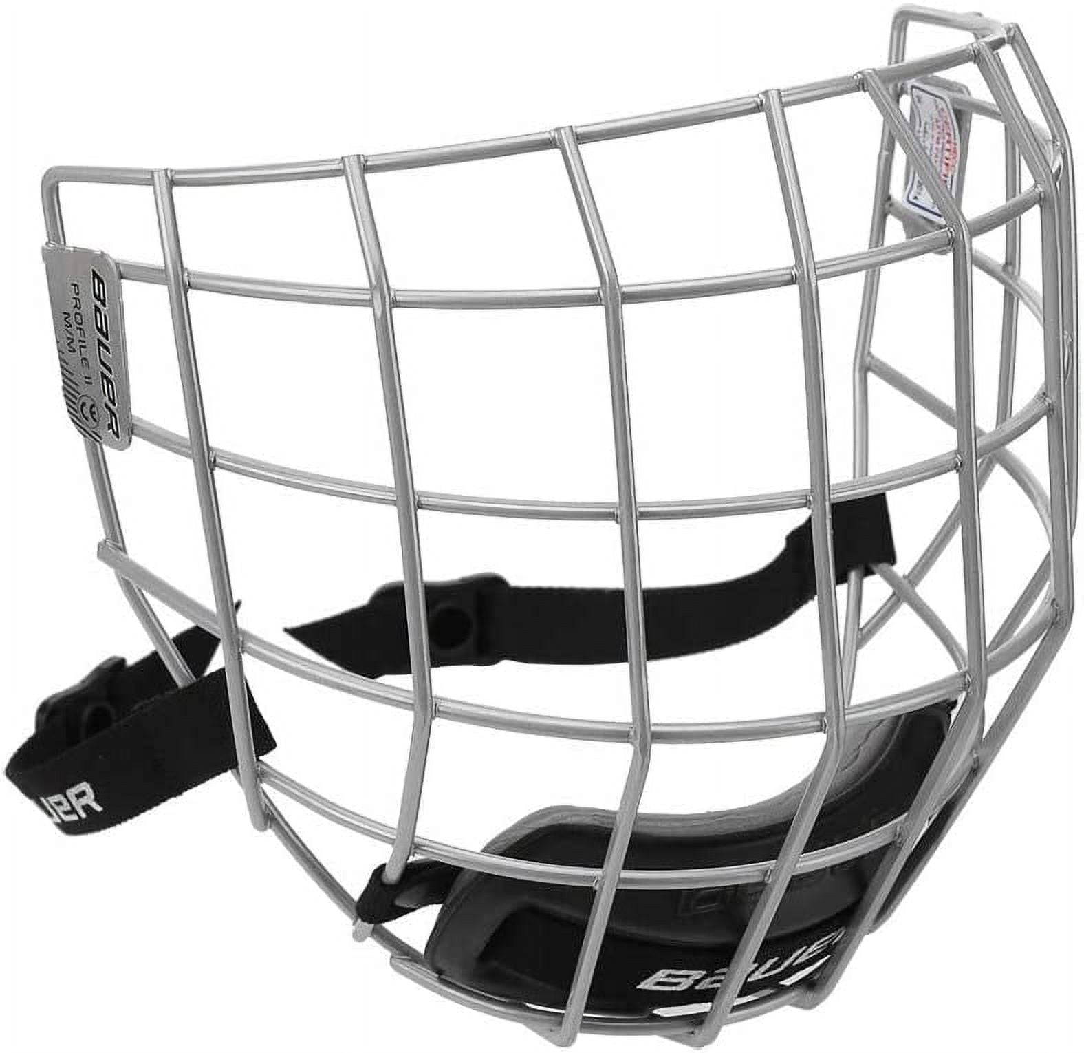 Bauer Profile II Ice Hockey Helmet Face Mask Cage w Mounting Hardware ...